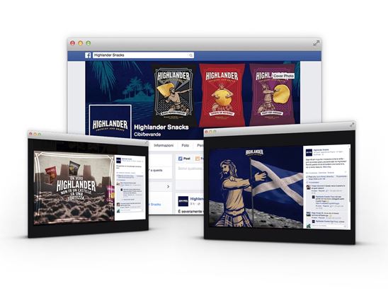 San Carlo: lancio epico per le patatine Highlander con A-Tono