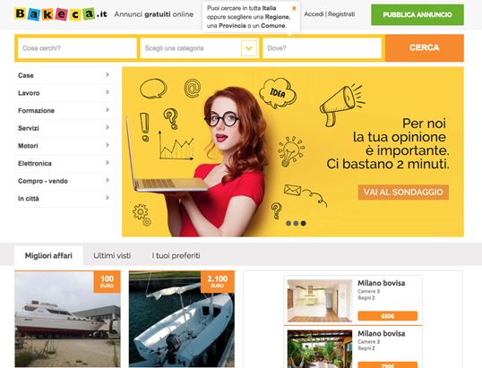 Bakeca.it: 10 anni festeggiati con 12 milioni di visitatori al mese