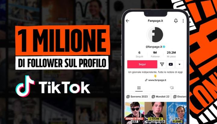 Fanpage.it raggiunge 1 milione di follower su TikTok | Engage