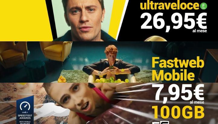Fastweb lancia tre nuovi spot per rete mobile e fissa con Sinner ...