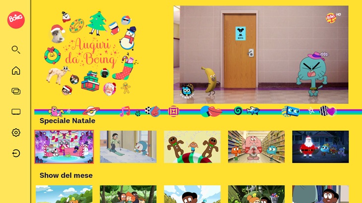 La Boing App arriva su Android TV e Google TV